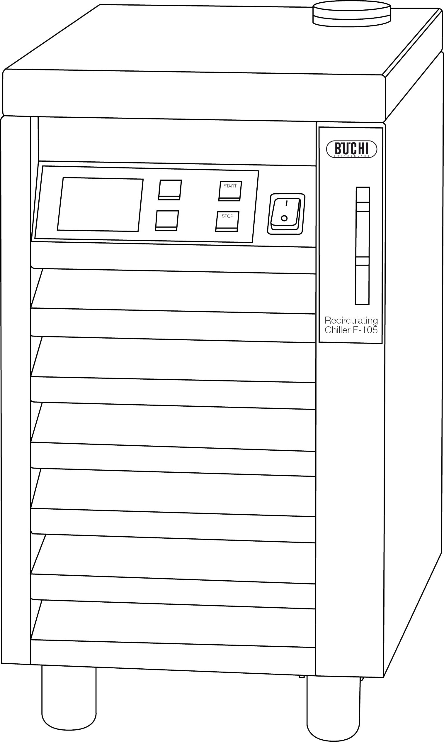 F100 / F105 Chiller - Buchi - Rotary Evaporator - PARS Analitik